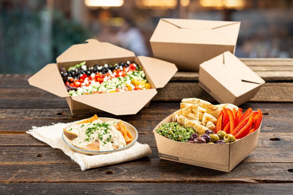 EcoSystems Compostable Take-Out Boxes – Compost Manufacturing Alliance